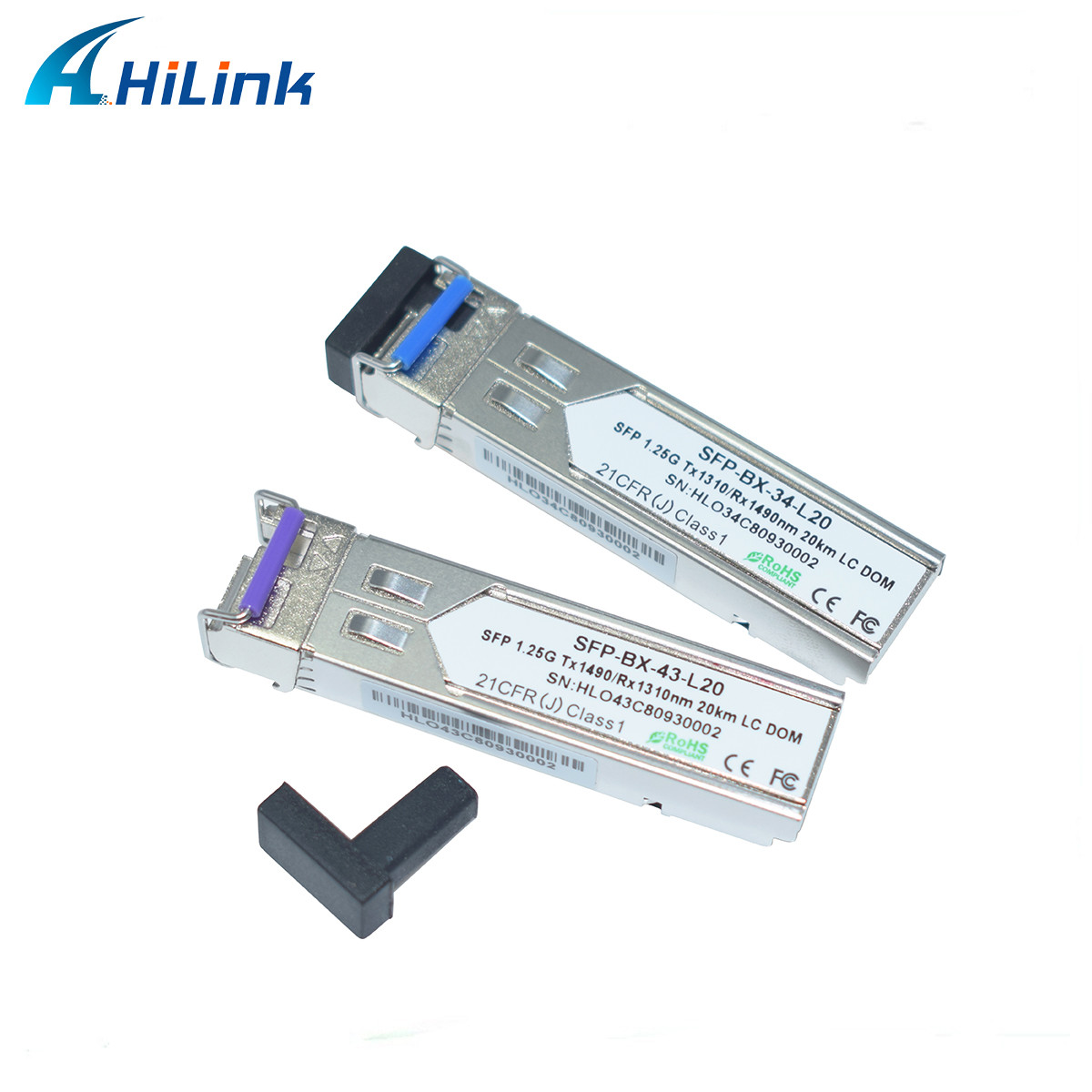 BIDI SFP Transceiver Modules 1.25G 1310/1490nm 20KM SC/LC ซิมเพล็กซ์โมดูล